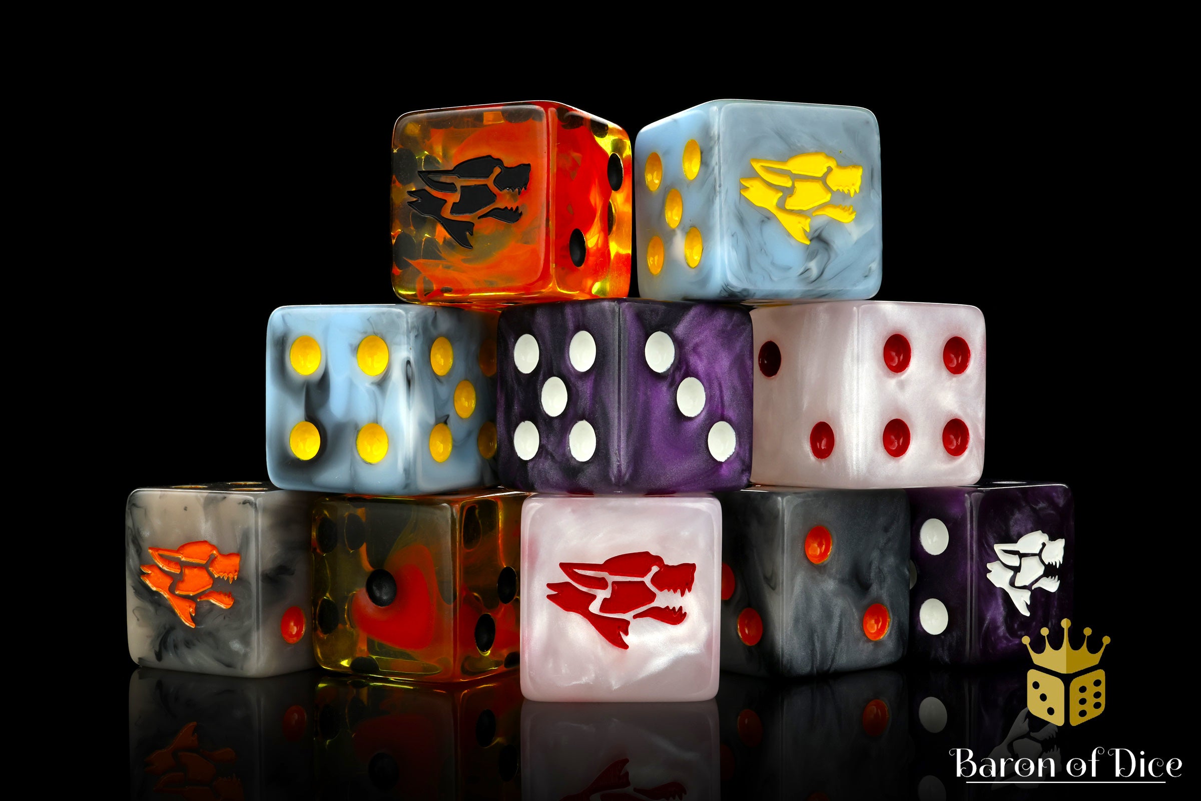 Deadly Wolf Set, Variety 2 – BaronOfDice