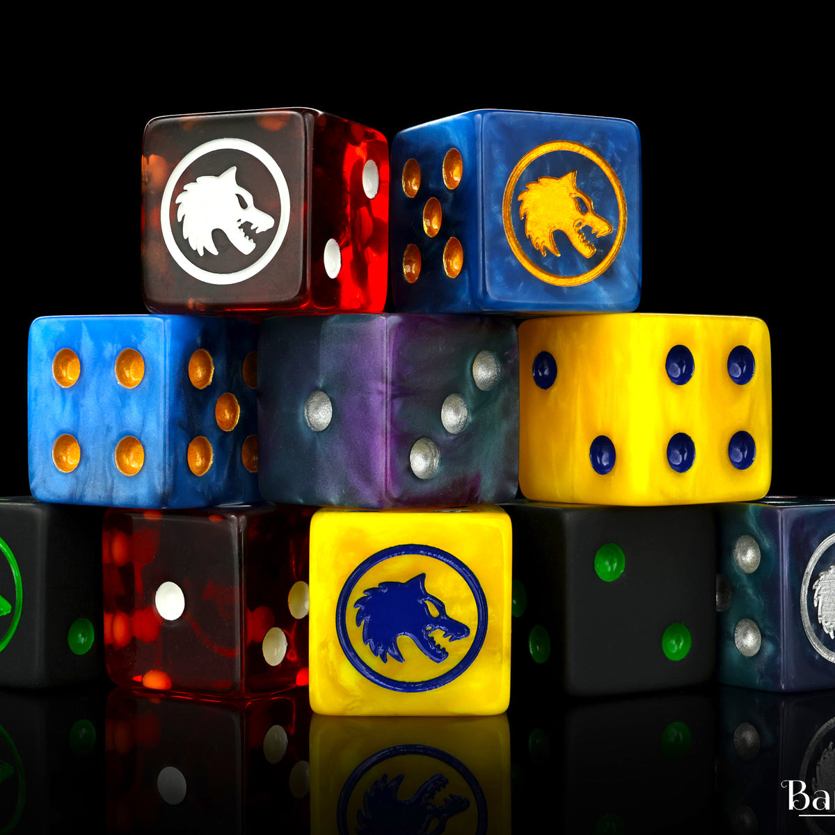 Fanged Wolf - Style 1 | Baron of Dice | Wargaming & More