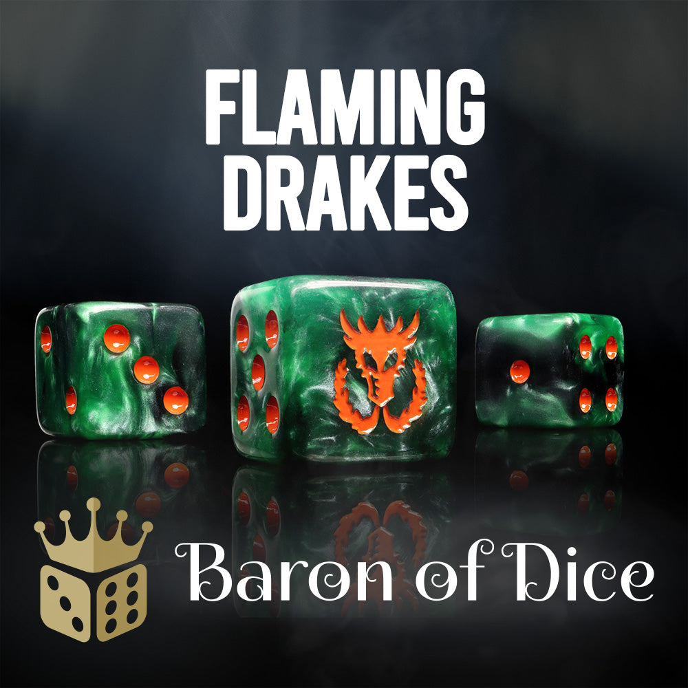 Flaming Drakes | Baron of Dice – BaronOfDice