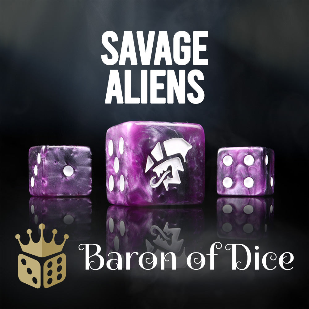 Savage Aliens Dice Collection | Baron of Dice