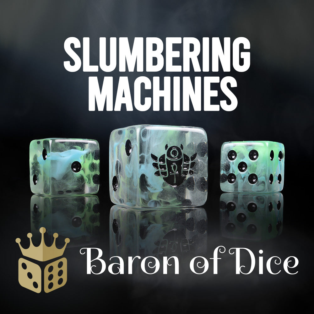 Slumbering Machines | Wargaming Dice | Baron of Dice