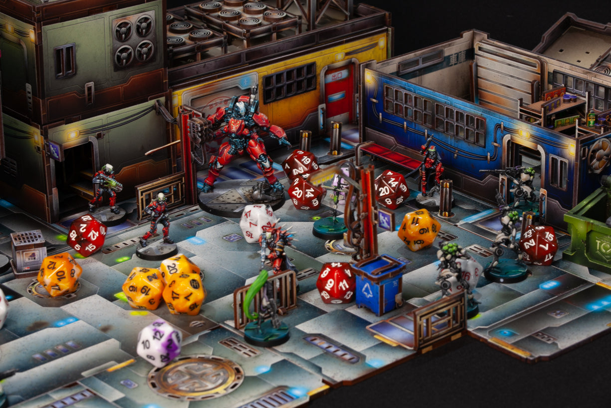 Infinity: Combined Army | Official Dice Set | Baron of Dice – BaronOfDice