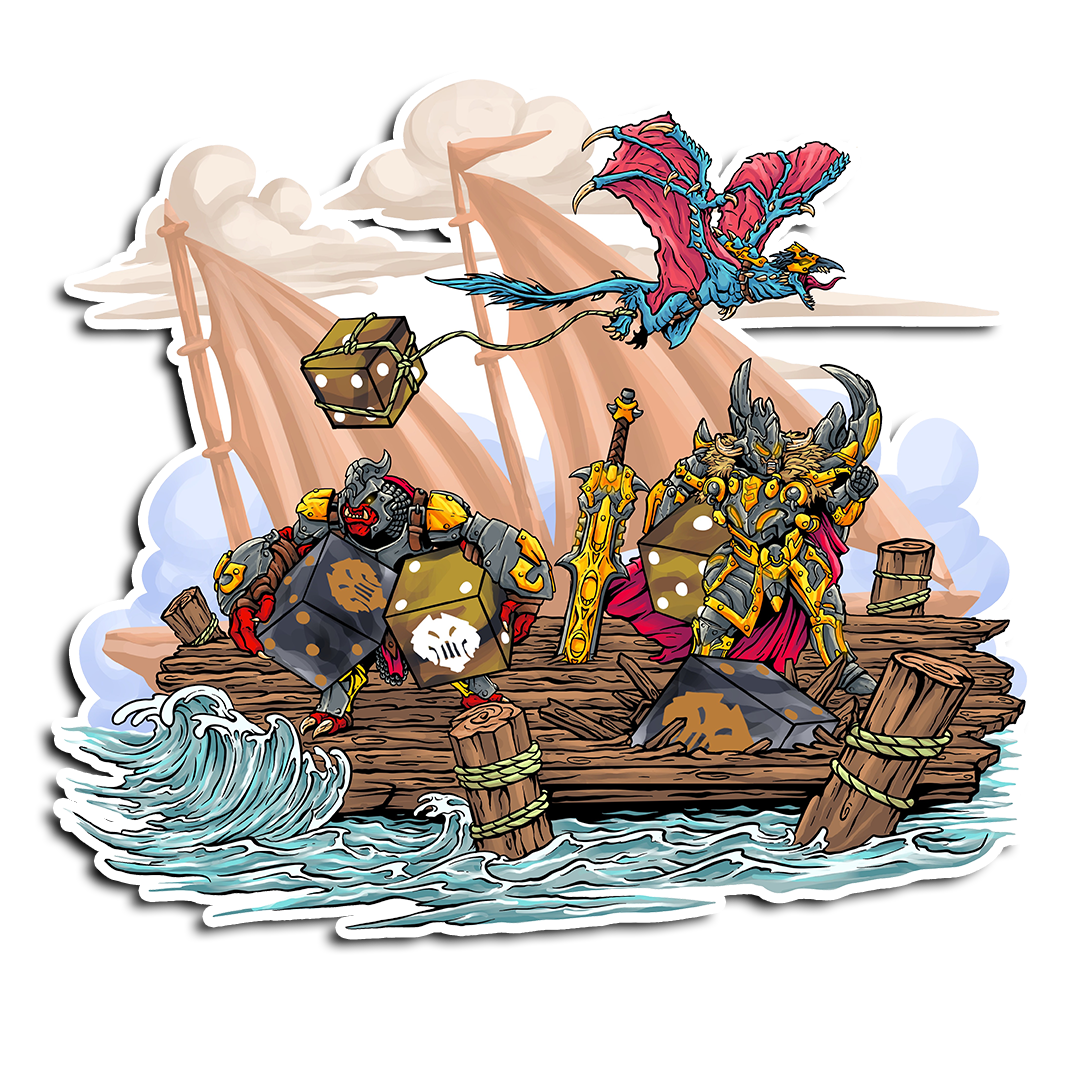 Premium Stickers | Warmachine Sticker Collection | Baron of Dice Wargaming