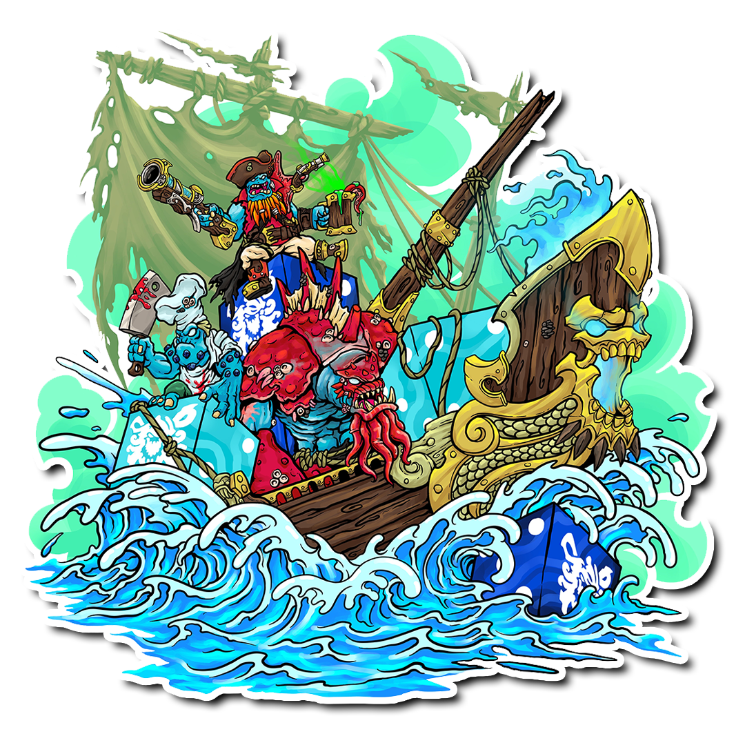 Premium Stickers | Warmachine Sticker Collection | Baron of Dice Wargaming