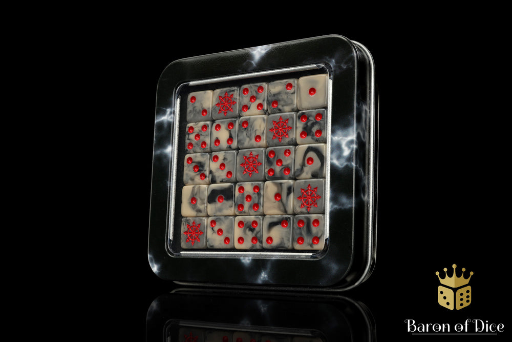 Chaos Demon Dice - Marbled | Baron of Dice