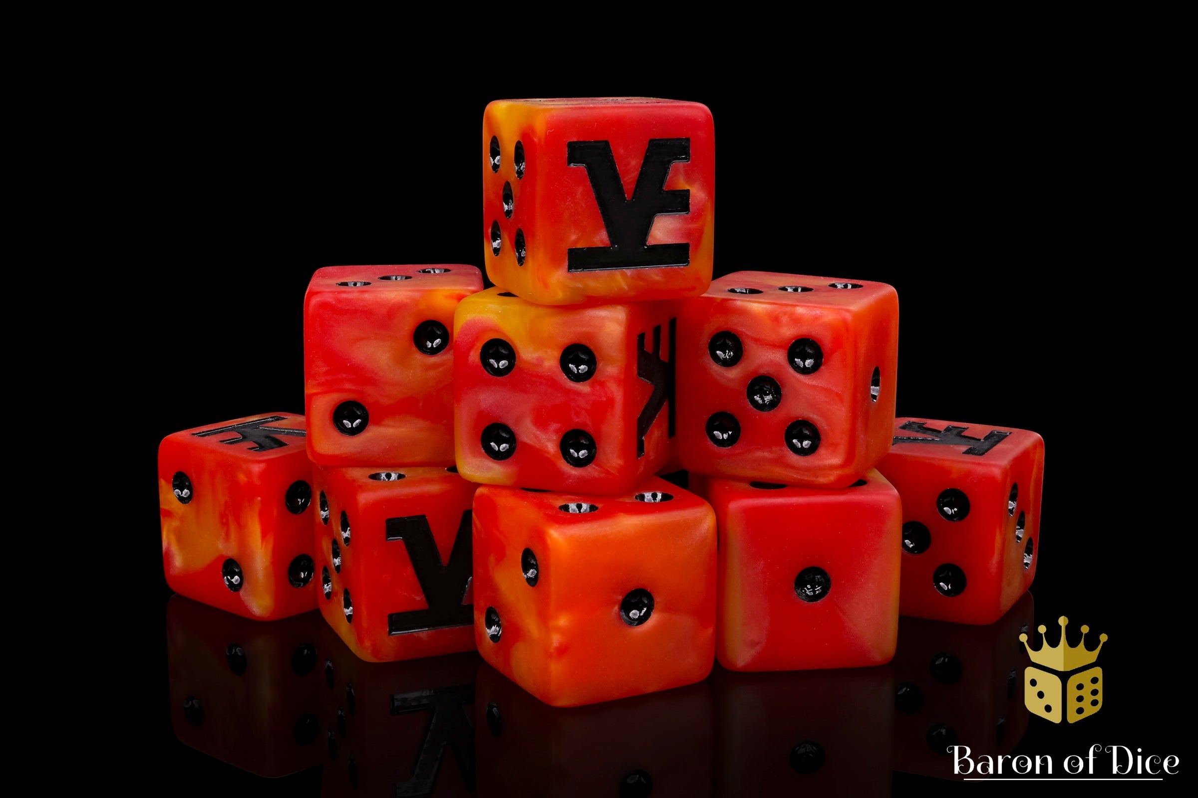 Bloody Icon, 16mm, Dice – BaronOfDice