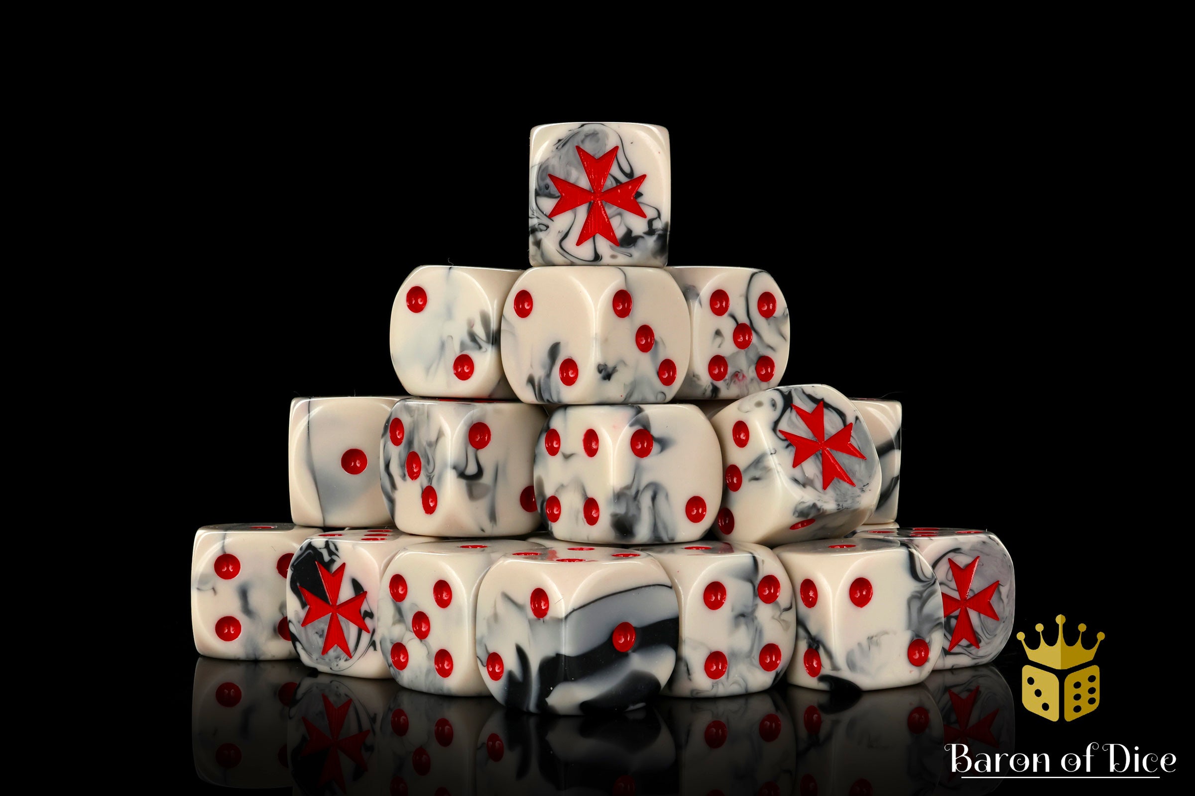 Knight Templar, Red, Dice – BaronOfDice