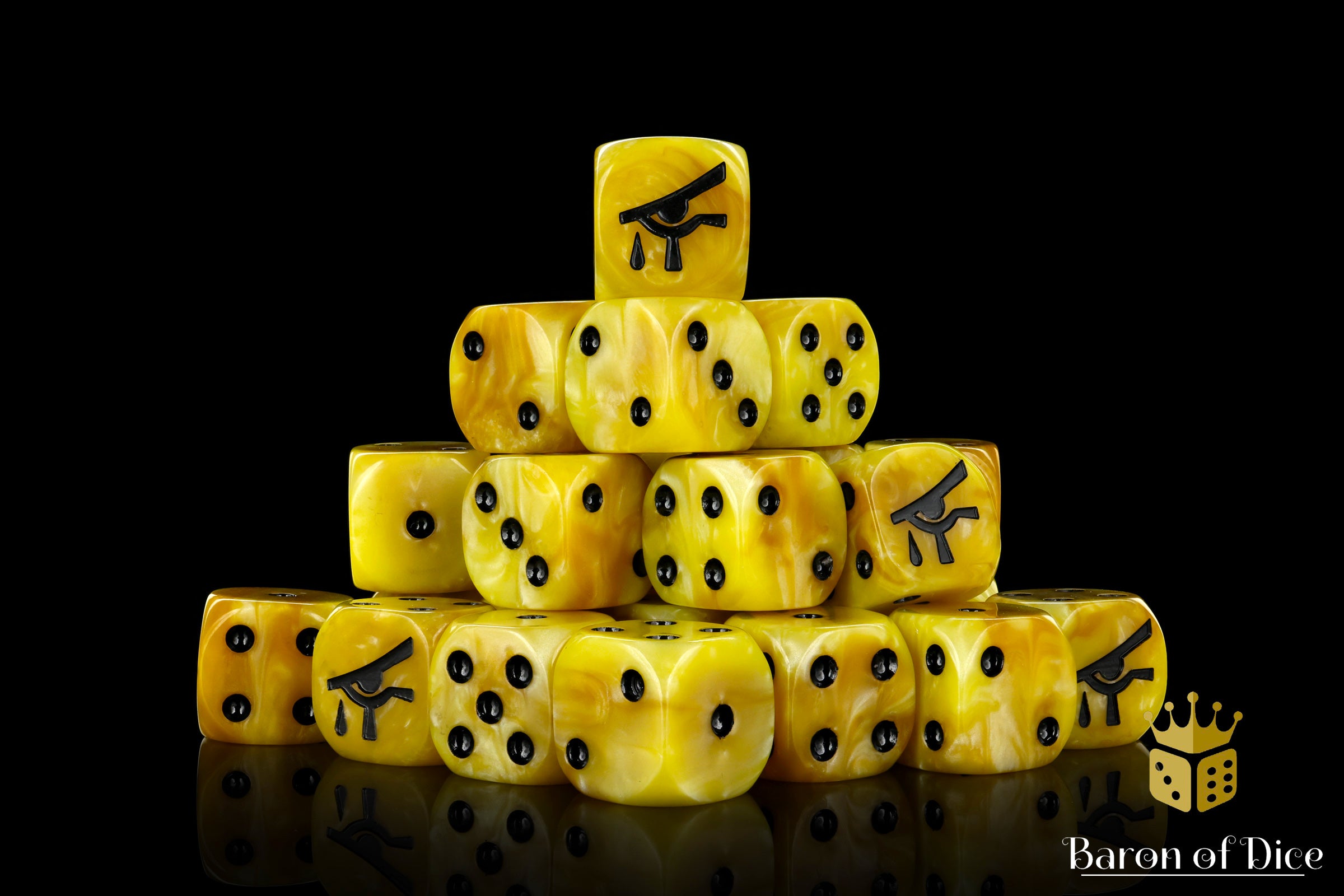 Eye of Psychics 16mm Dice – BaronOfDice