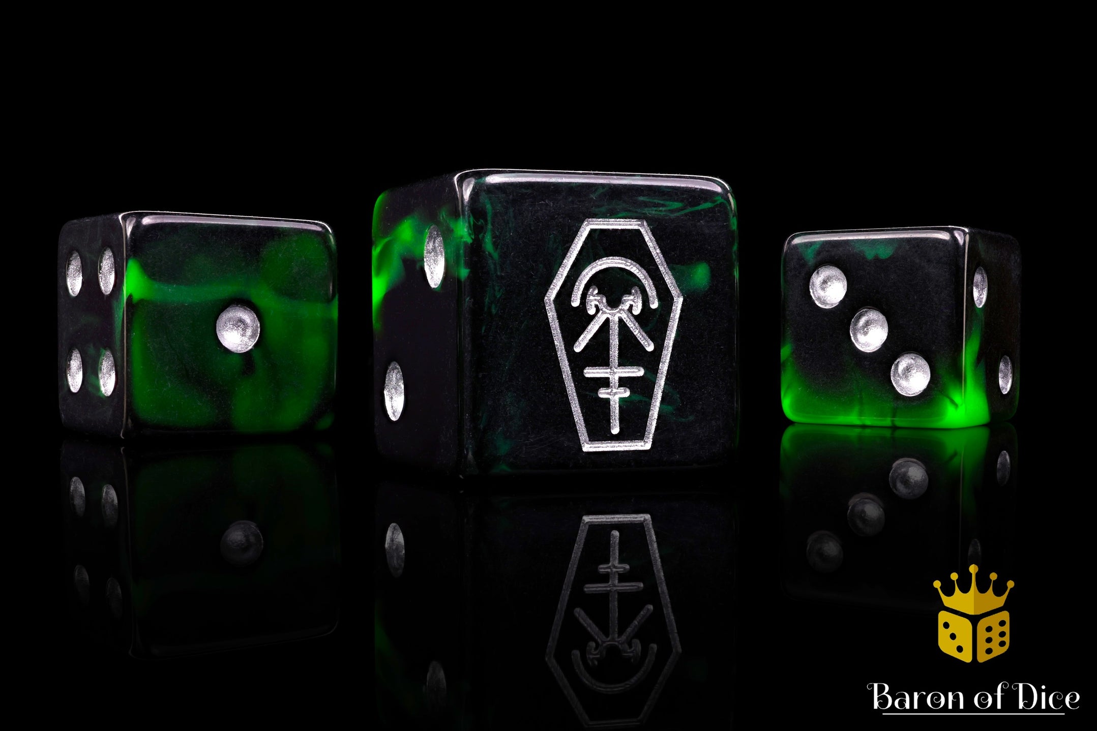 Day of the Dead, Silver Coffin, Dice – BaronOfDice