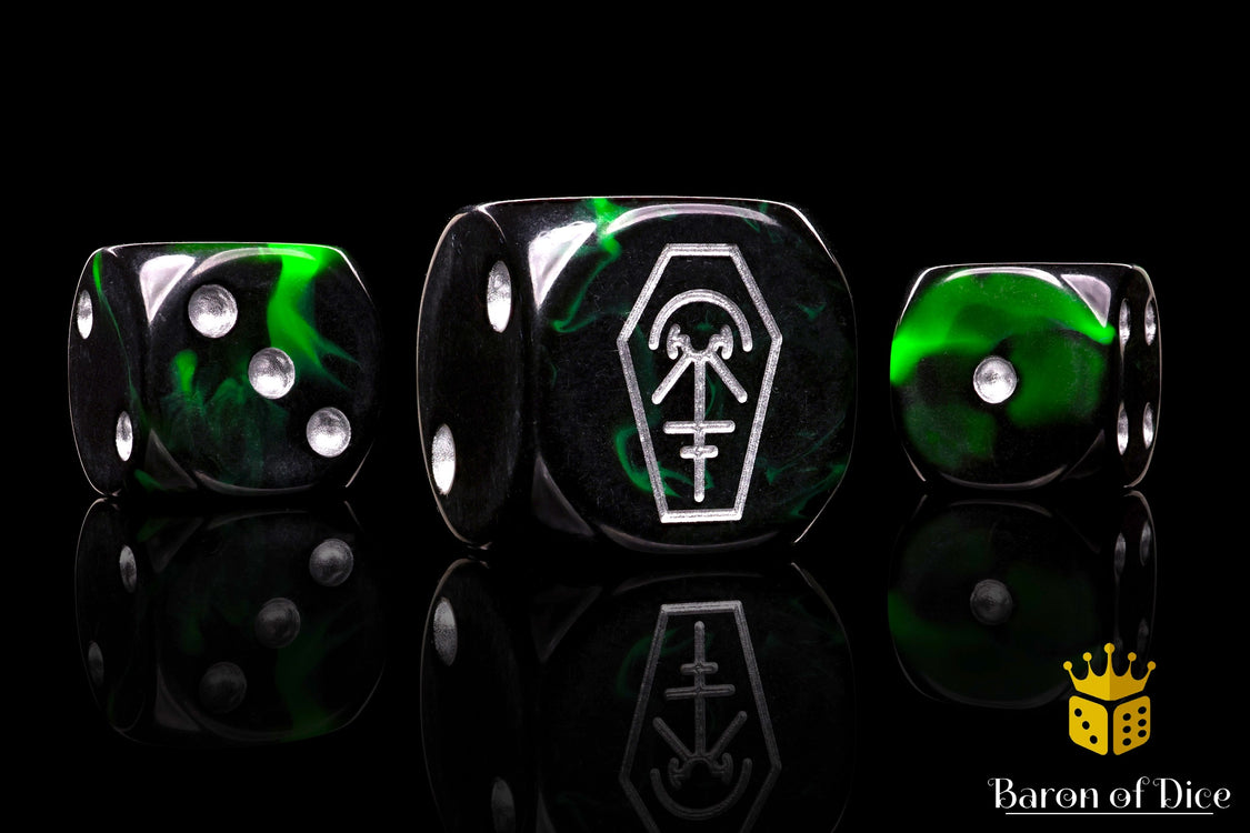 Day of the Dead, Silver Coffin, Dice – BaronOfDice