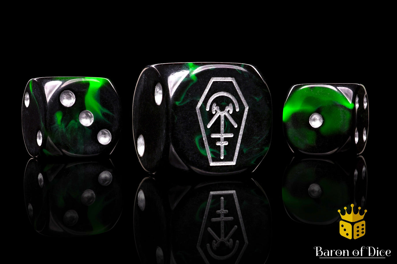 Day of the Dead, Silver Coffin, Dice – BaronOfDice