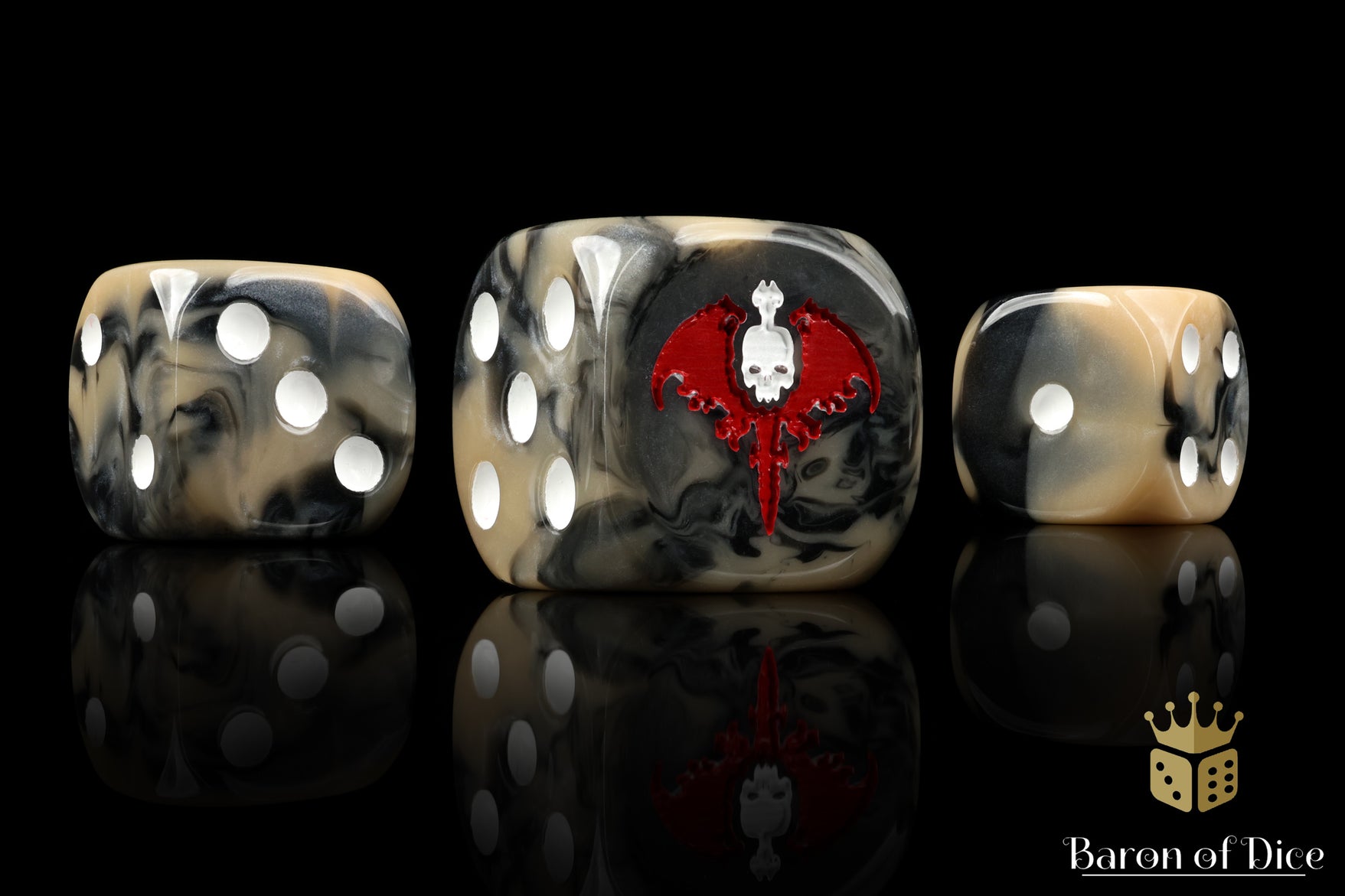 Necromancer Dice | Baron of Dice | Shop Resin Dice