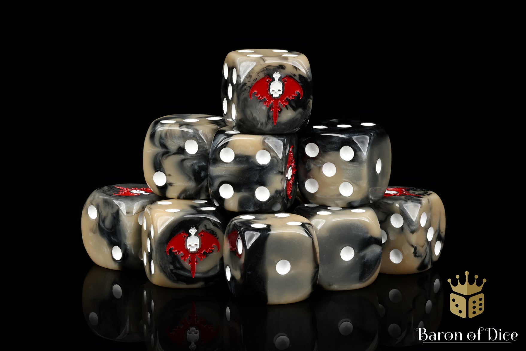 Necromancer Dice | Baron of Dice | Shop Resin Dice