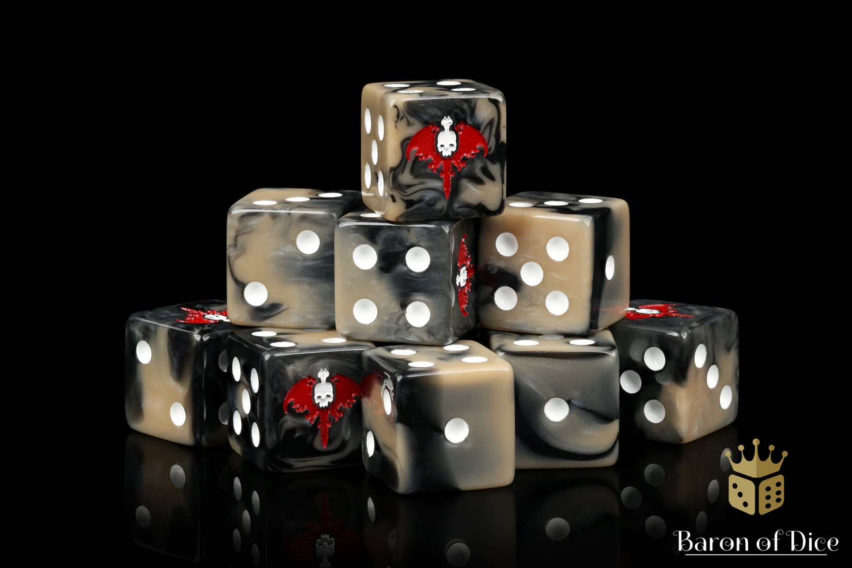 Necromancer Dice | Baron of Dice | Shop Resin Dice