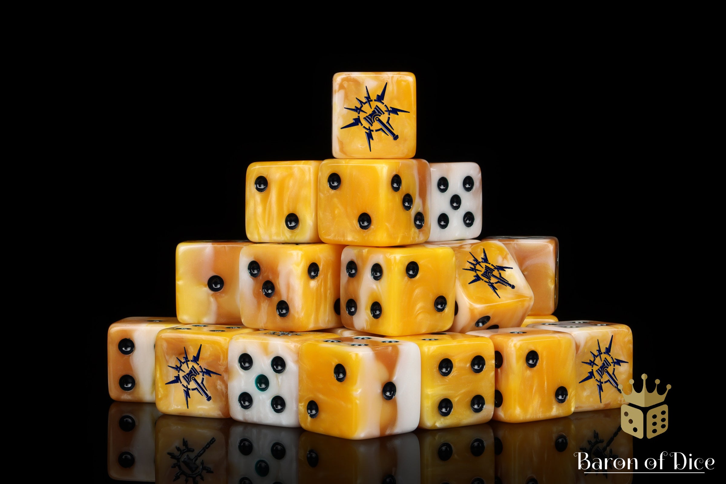 Lightning Hammer 16mm Dice – BaronOfDice