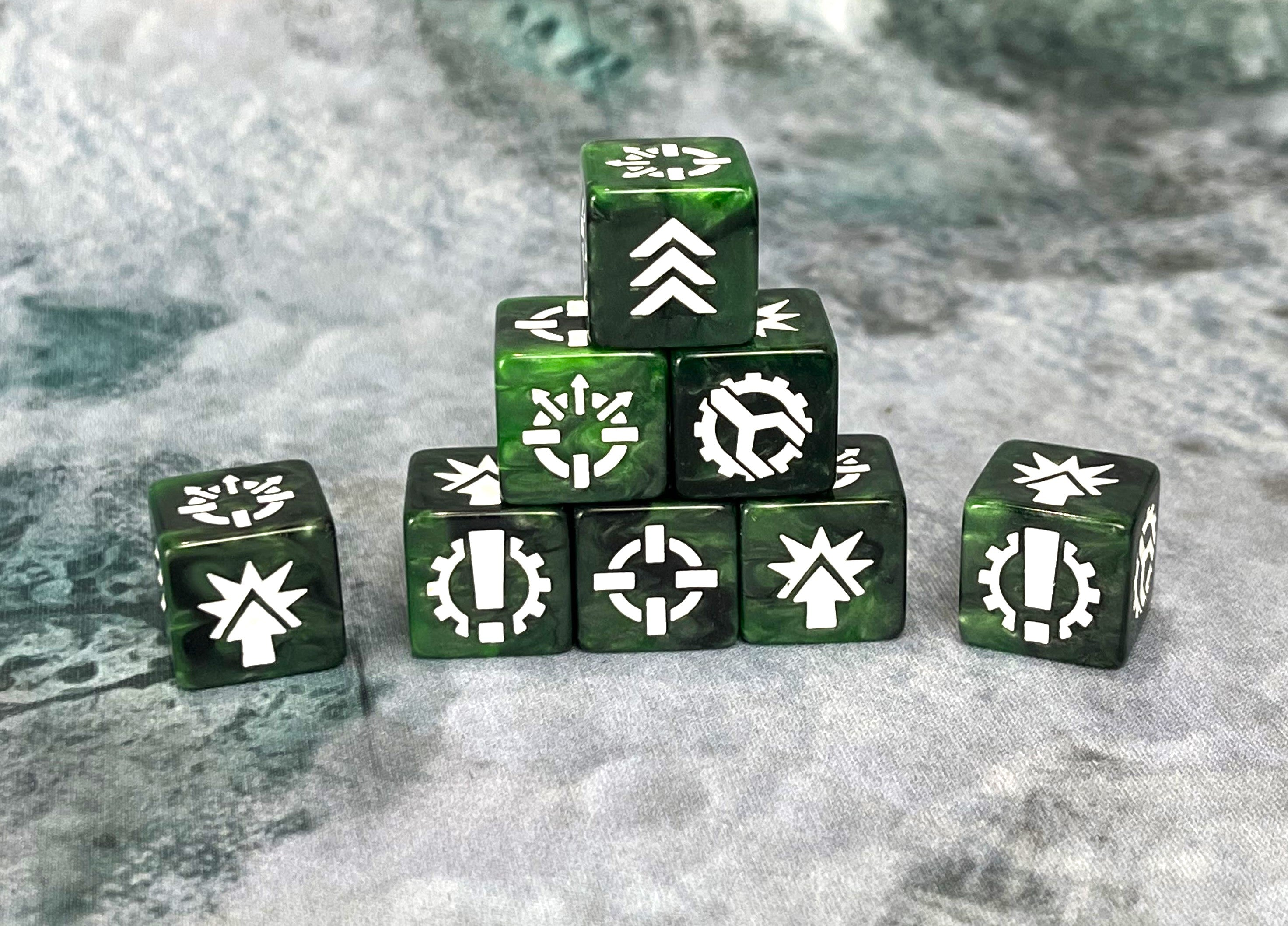 BFG, Battle Fleet, Green, Order Dice – BaronOfDice