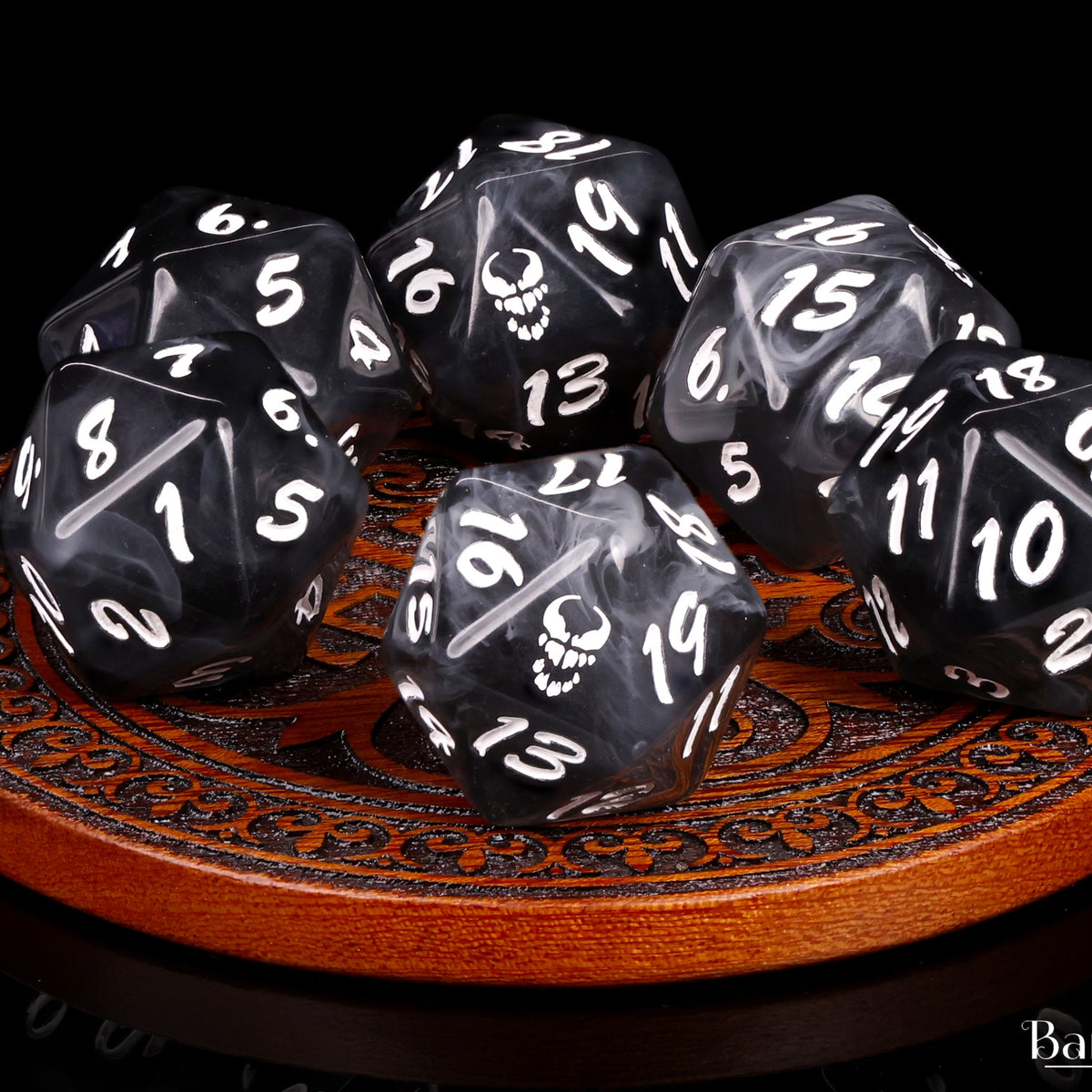Oversized D20 Spindown | CCG Counter - Symbiote| Baron of Dice