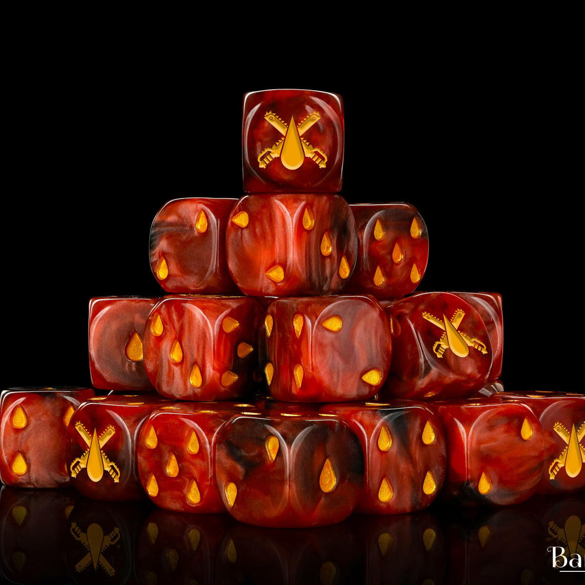 Chain Blades - Blood Red | Baron of Dice | Sci-Fi