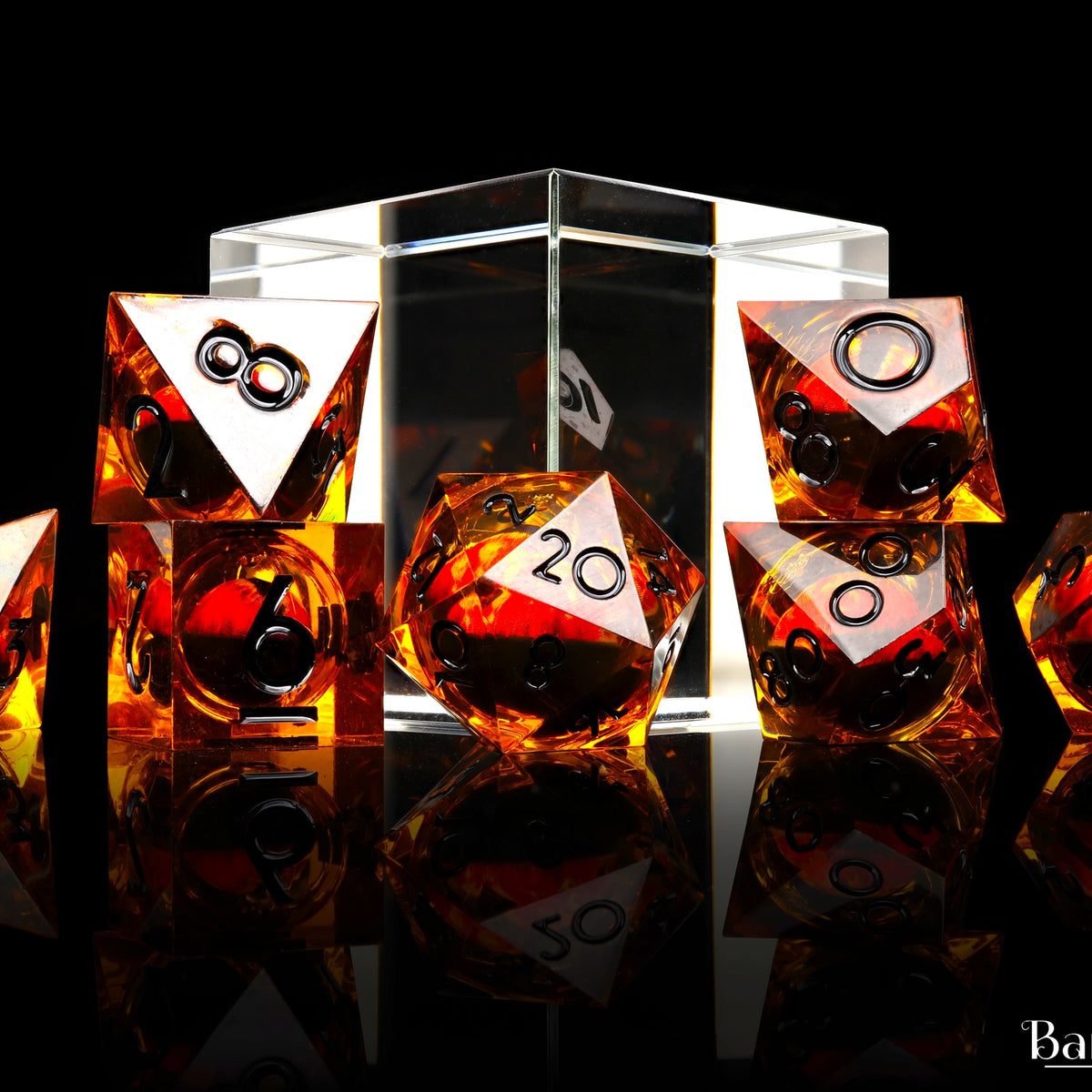 Evil Eye Sharp Edge RPG Dice | Baron of Dice | RPGs
