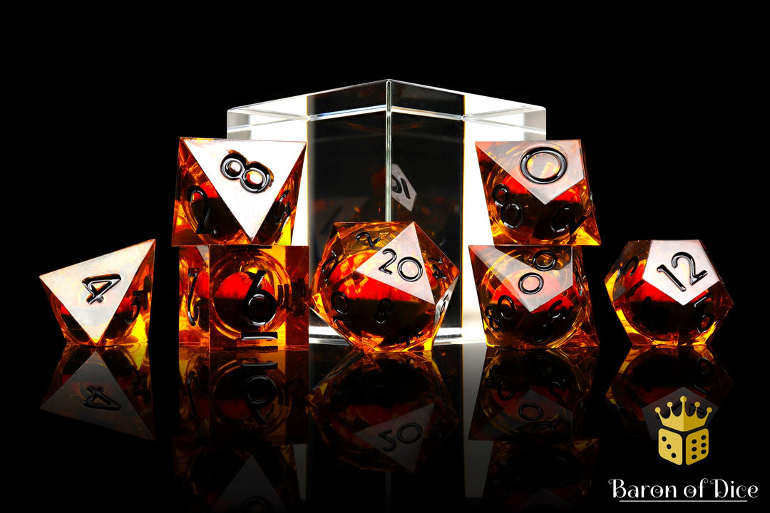 Evil Eye, Sharp Edge, Polyhedral Dice Set – BaronOfDice