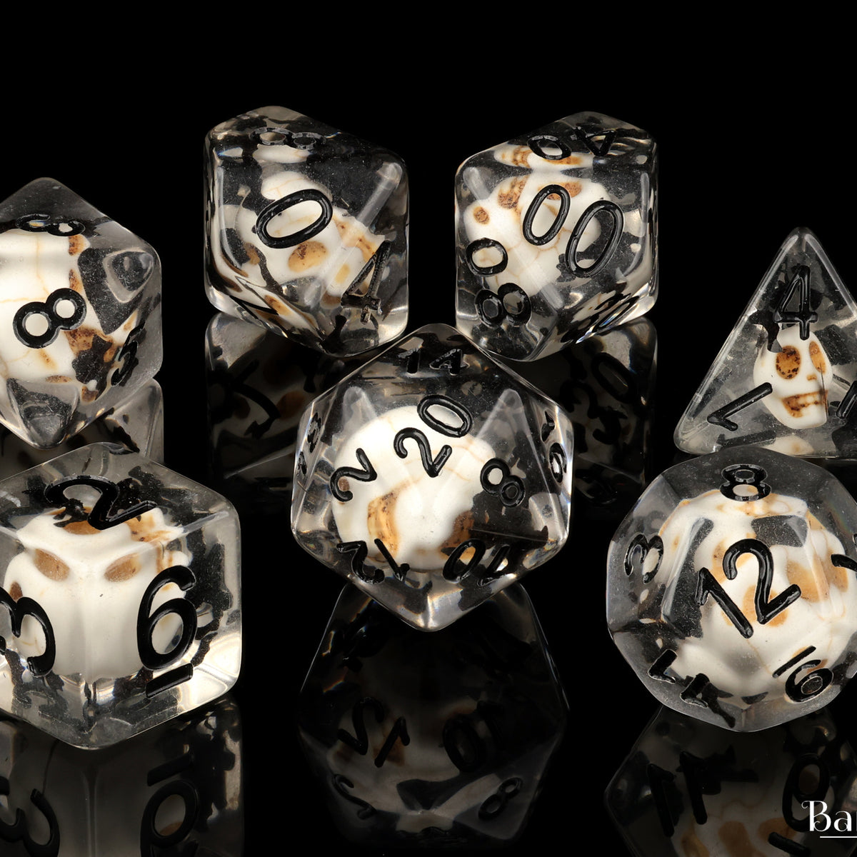 Bones & Bats RPG Dice | Baron of Dice | Wargaming & More
