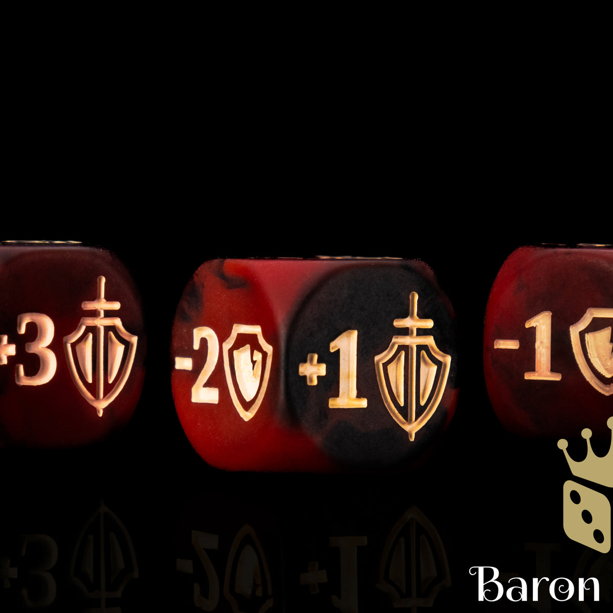 FAB Single Defense Dice | TCG and CCG Tokens | Baron of Dice