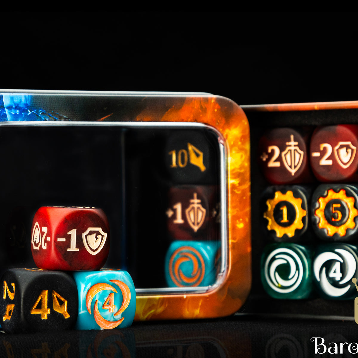 FAB Compatible Dice Set | TCG and CCG Tokens | Baron of Dice