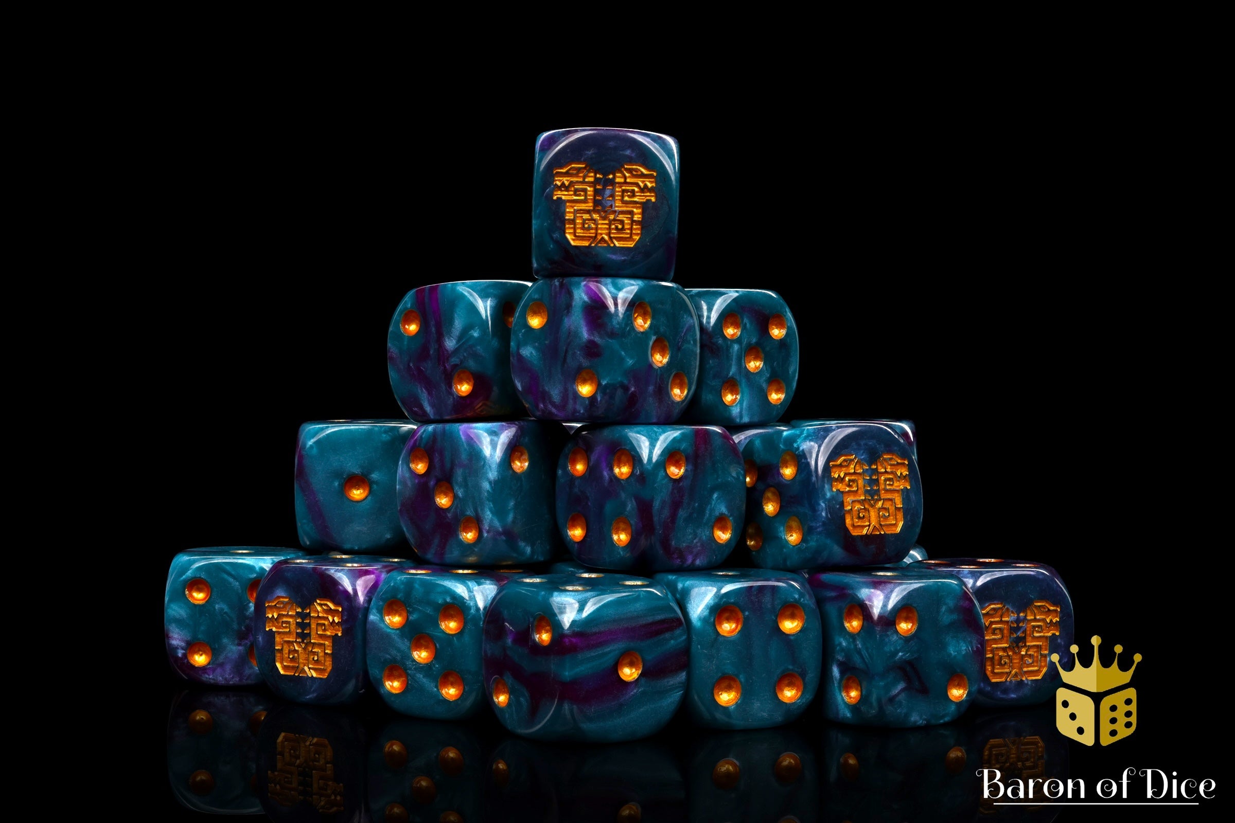 Mayan Lizard, Dice – BaronOfDice