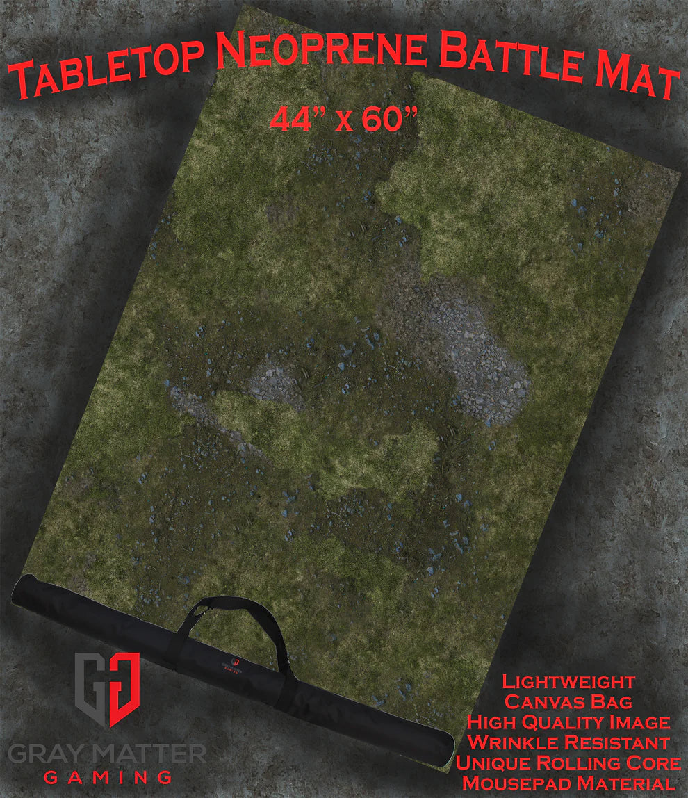 Field of Battle | Neoprene Battle Mat | Baron of Dice | Wargaming