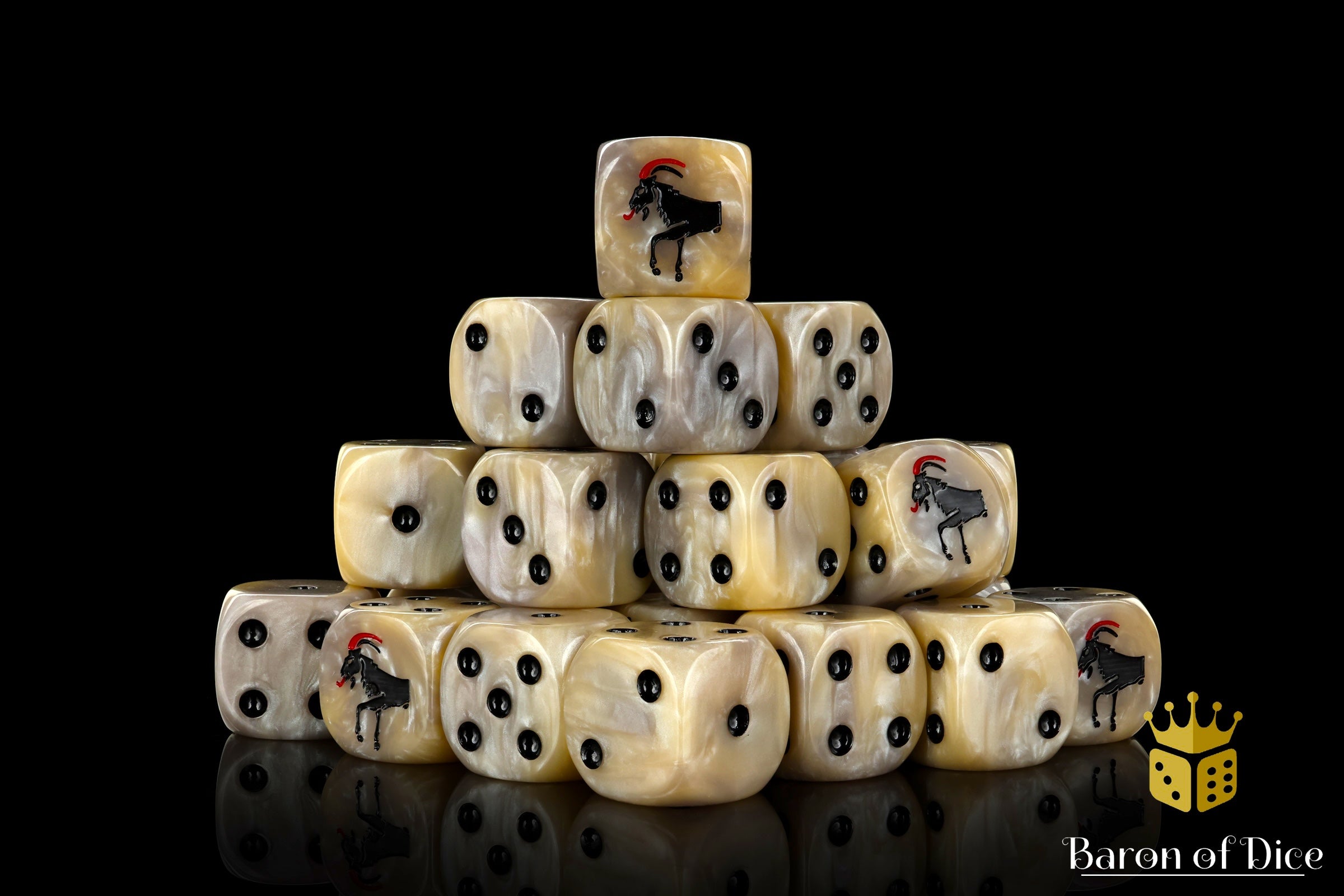 Bloody Goat 16mm Dice – BaronOfDice