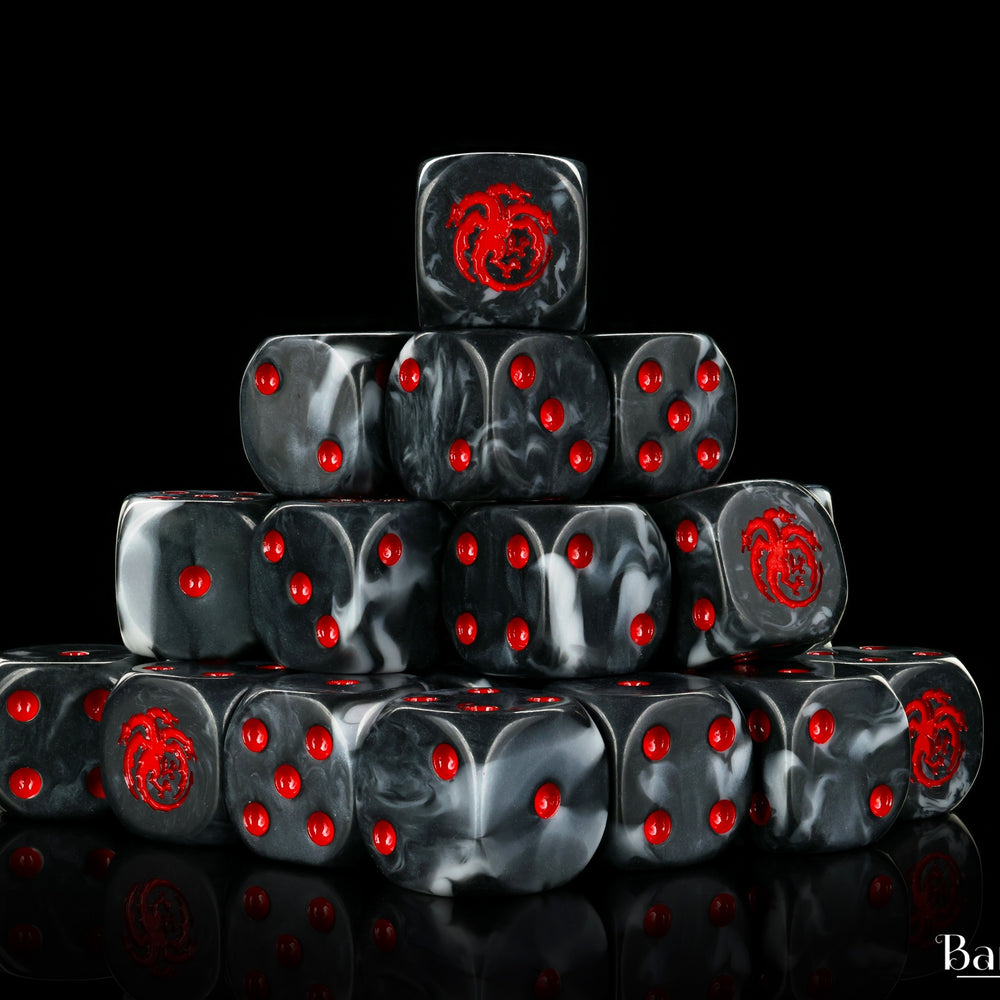 Thrice-Headed Dragon 16mm Dice – BaronOfDice
