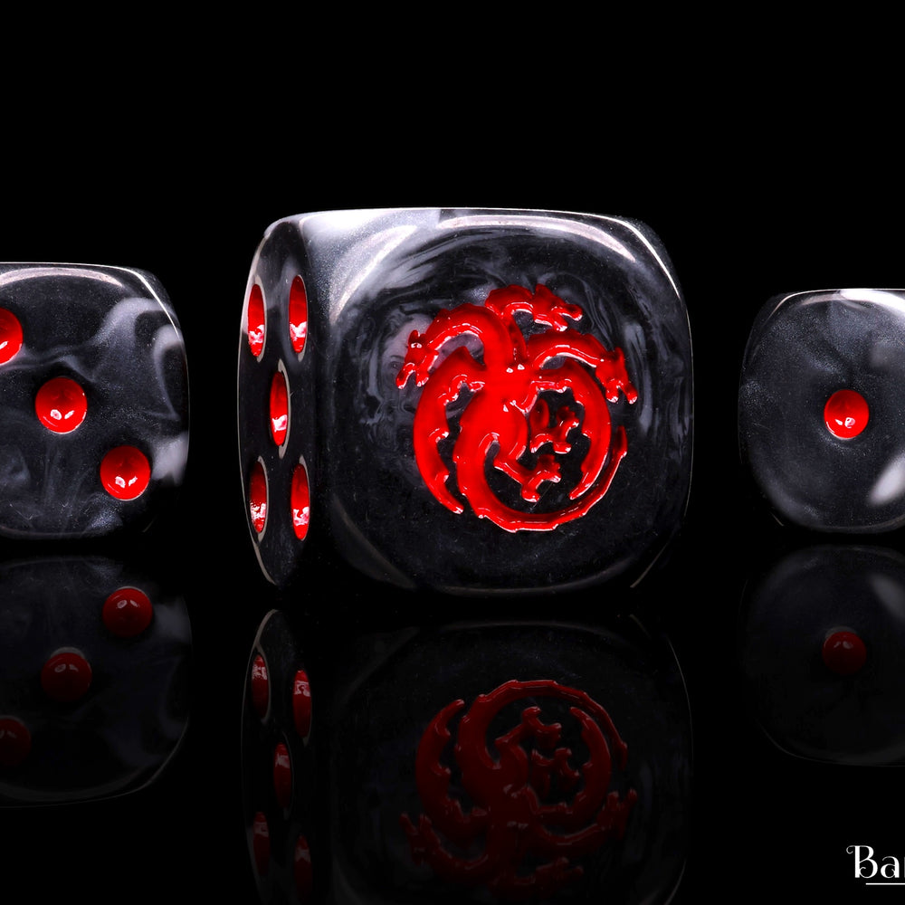 Thrice-Headed Dragon 16mm Dice – BaronOfDice