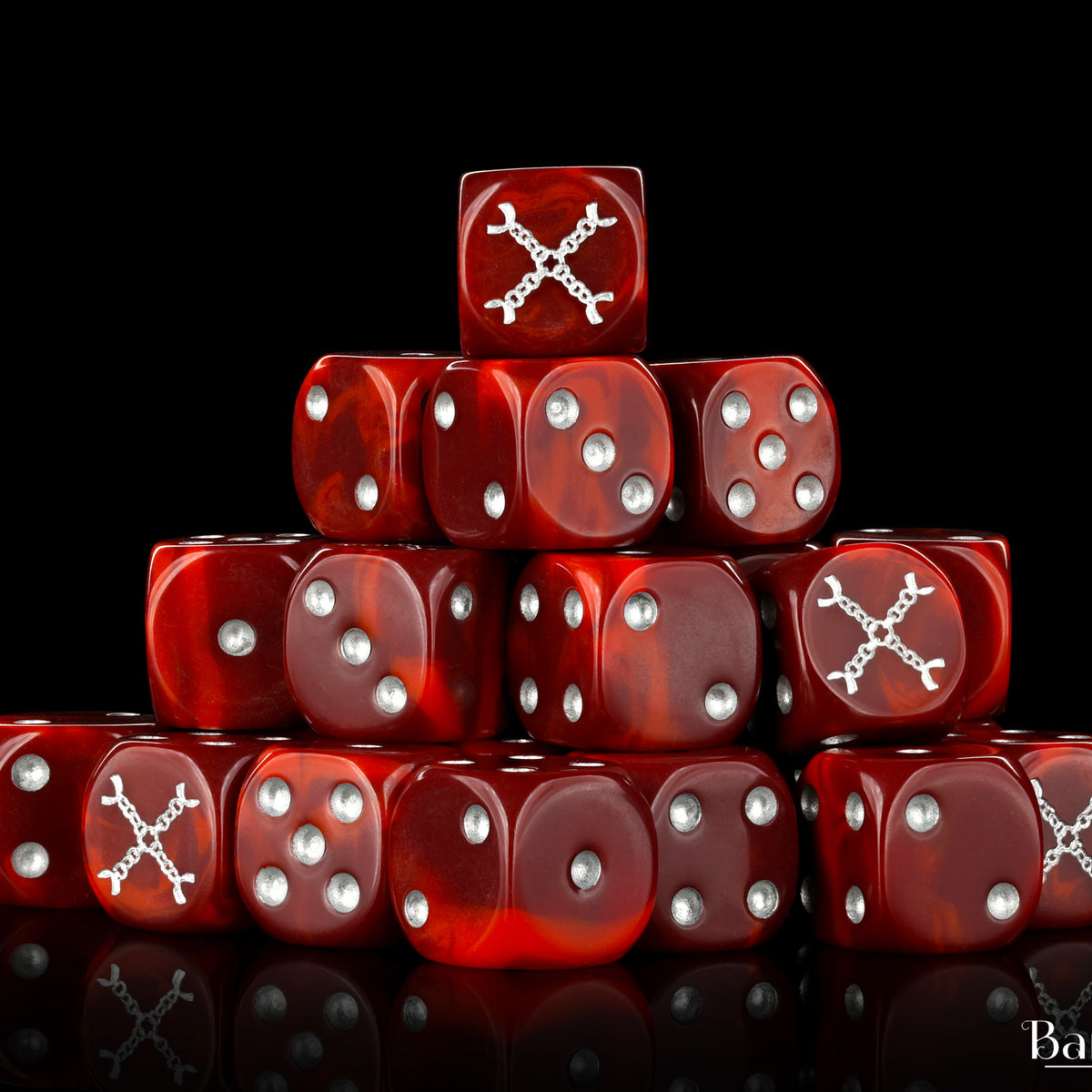 Silver Chains | Baron of Dice | Shop Resin Dice