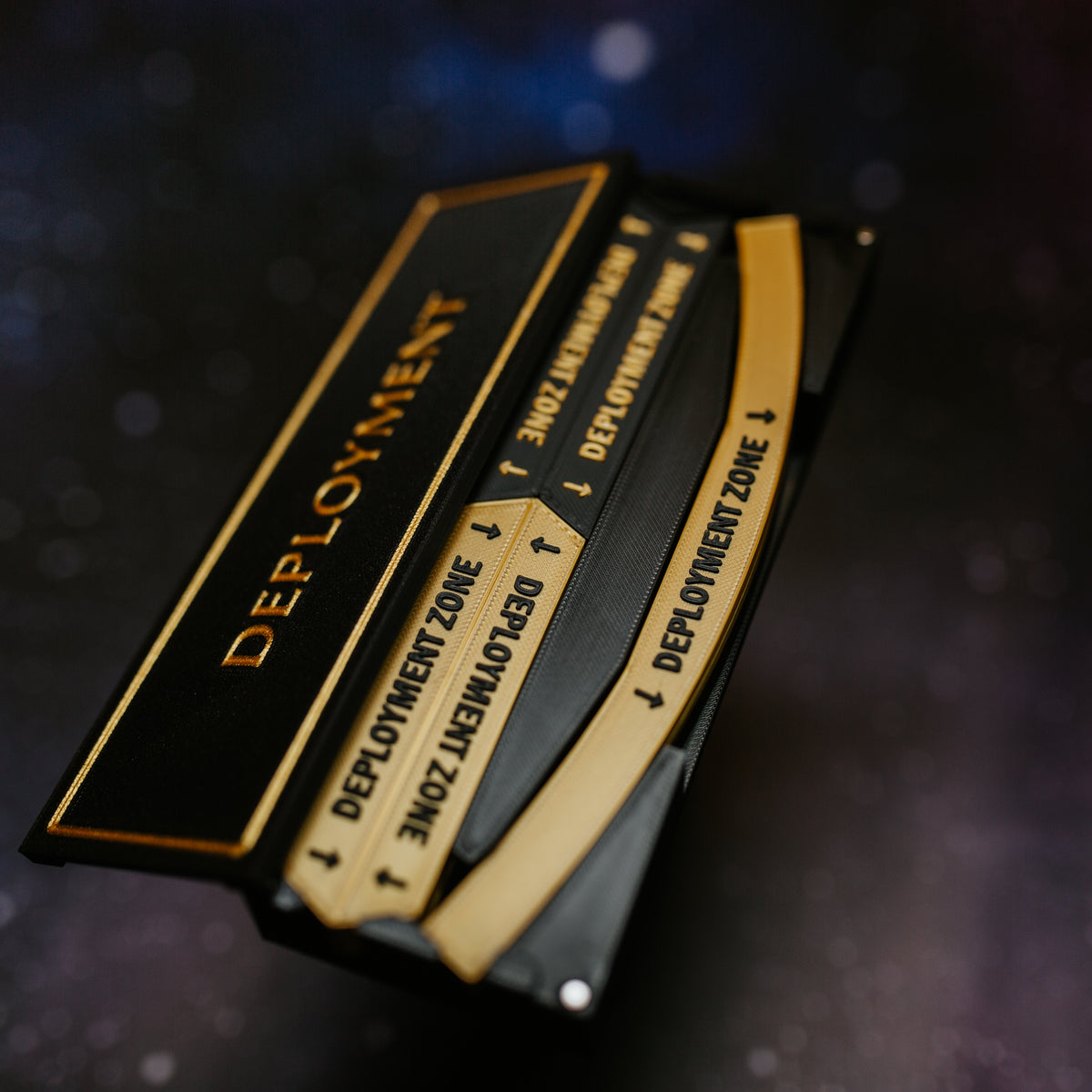 Deployment Zone Markers - Complete Set | Black & Gold