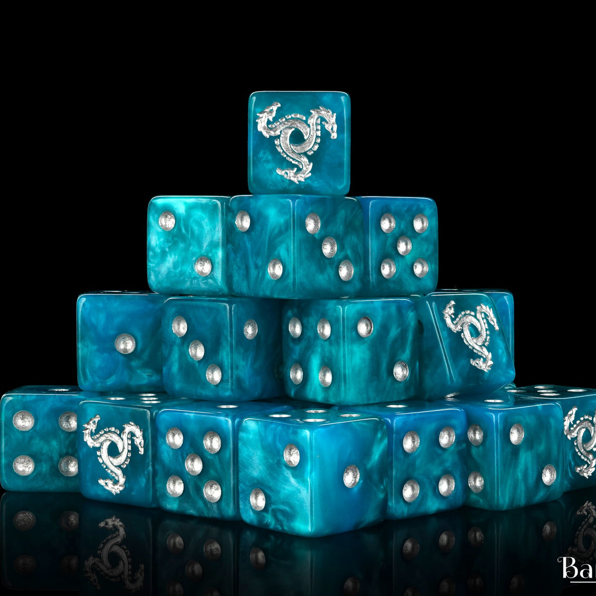Hydra Dice | Baron of Dice | Serpent Blue
