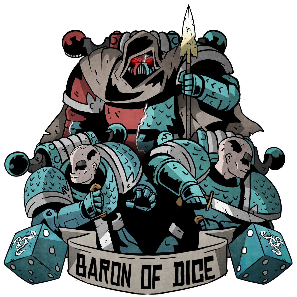 Premium Stickers | Sci-Fi Sticker Collection | Baron of Dice Wargaming