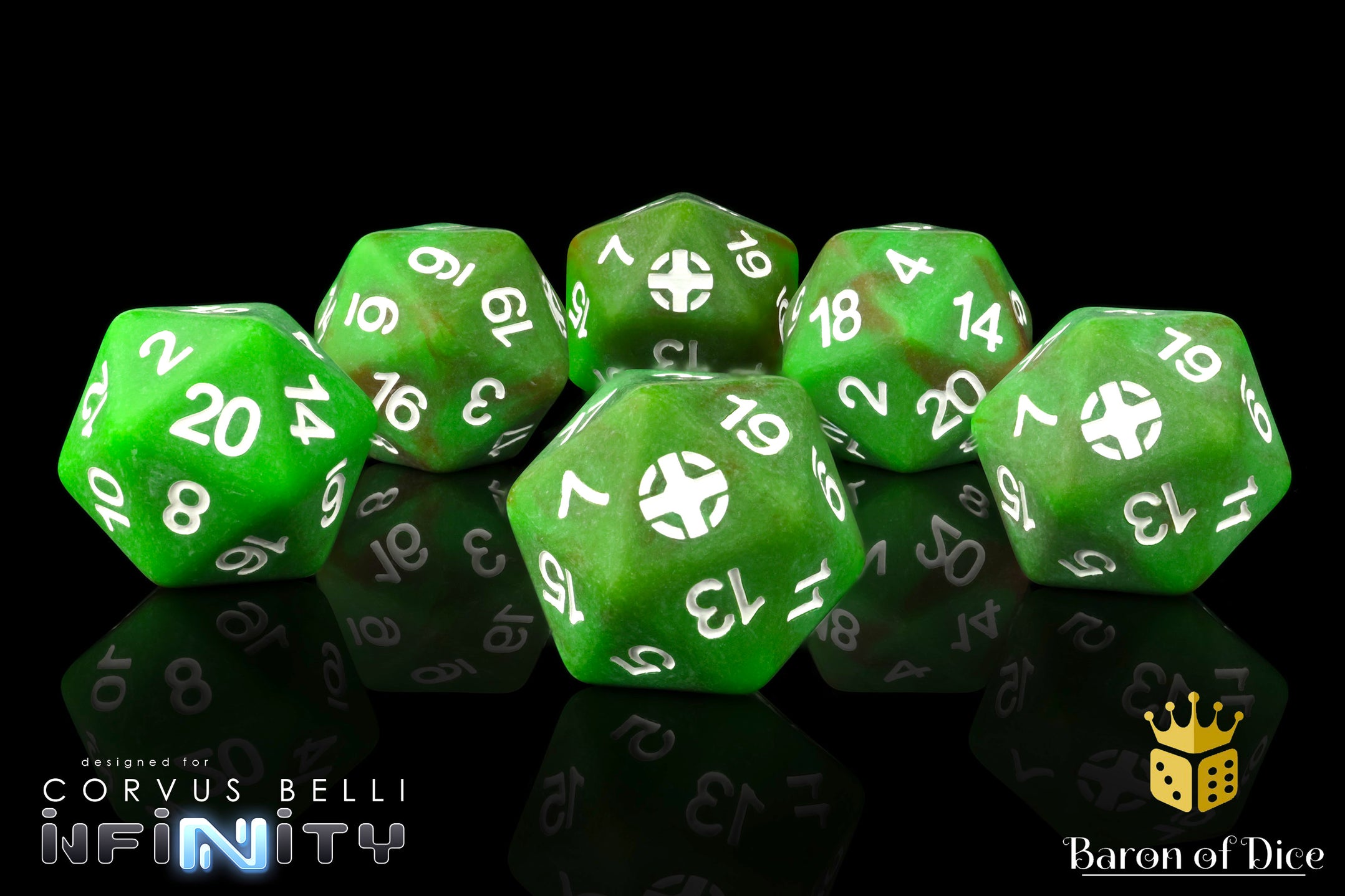 Infinity: Ariadna | Official Dice Set | Baron of Dice