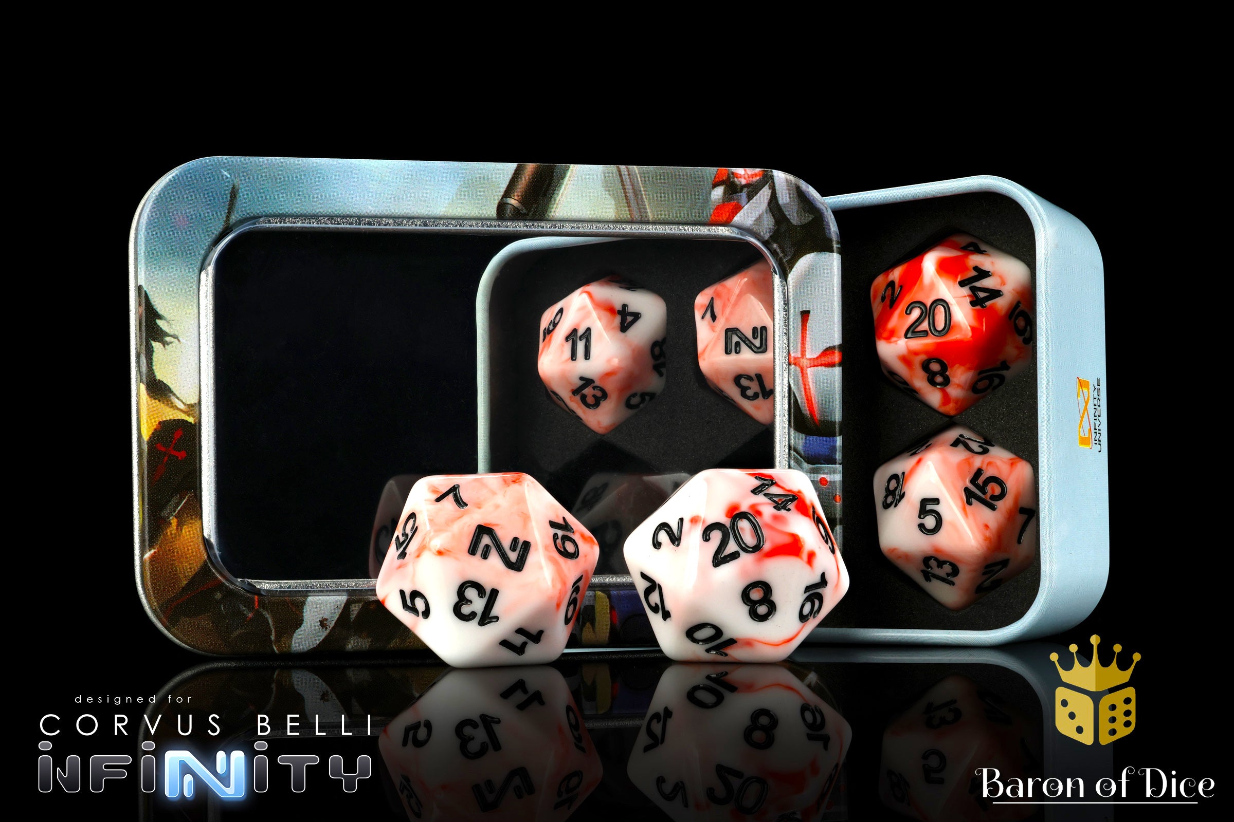 Infinity: N4, Bloody Intent, Dice Set – BaronOfDice