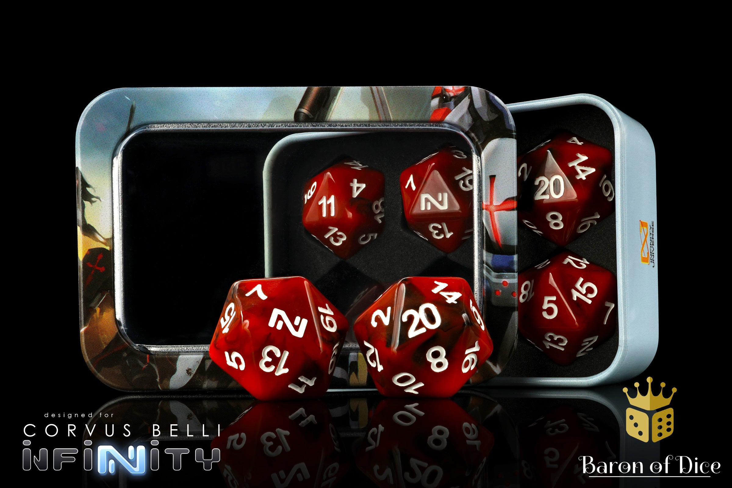 Infinity: N4, Thrice Coalition, Dice Set – BaronOfDice