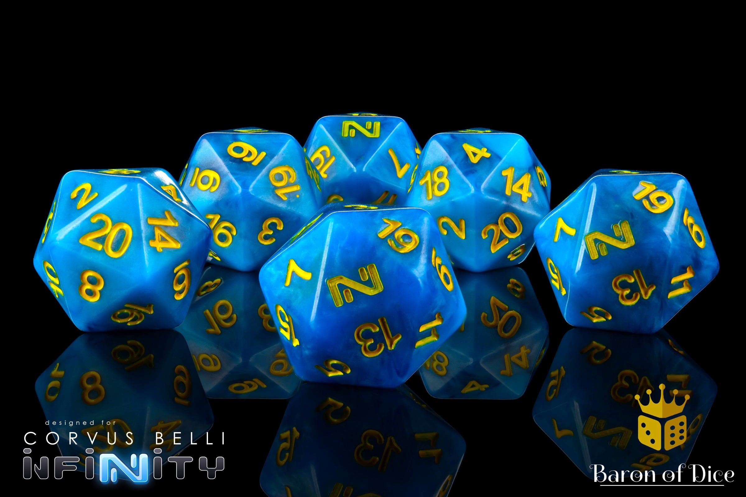 Infinty: N4, Judge & Jury, Dice Set – BaronOfDice