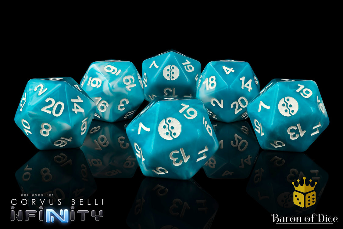 Infinity: PanOceania | Official Dice Set | Baron of DIce