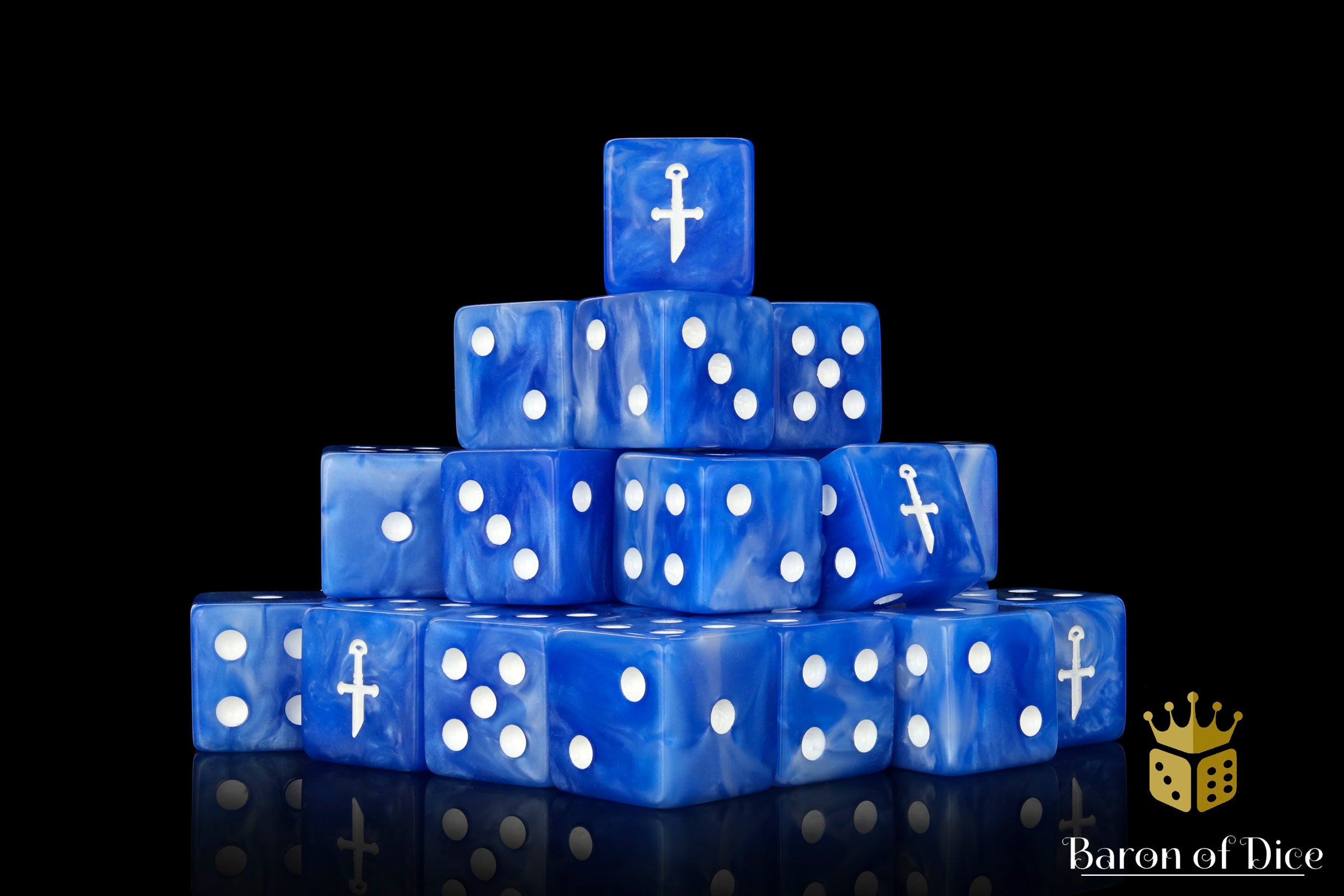 Broken Sword, Square 16mm Dice – BaronOfDice