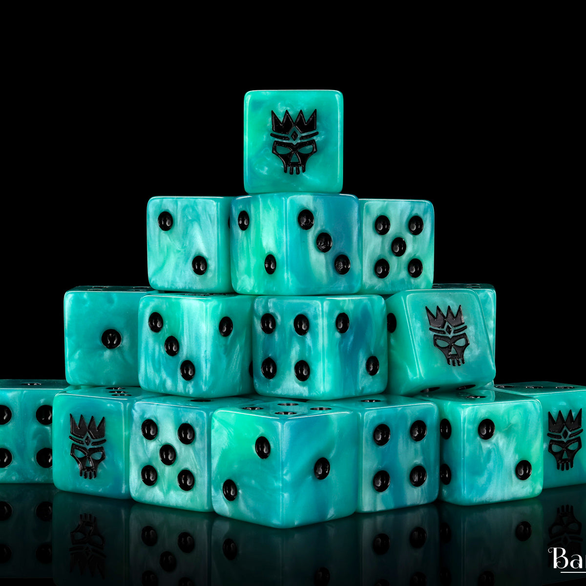 Royal Ghost Dice | Baron of Dice | Fantasy Dice