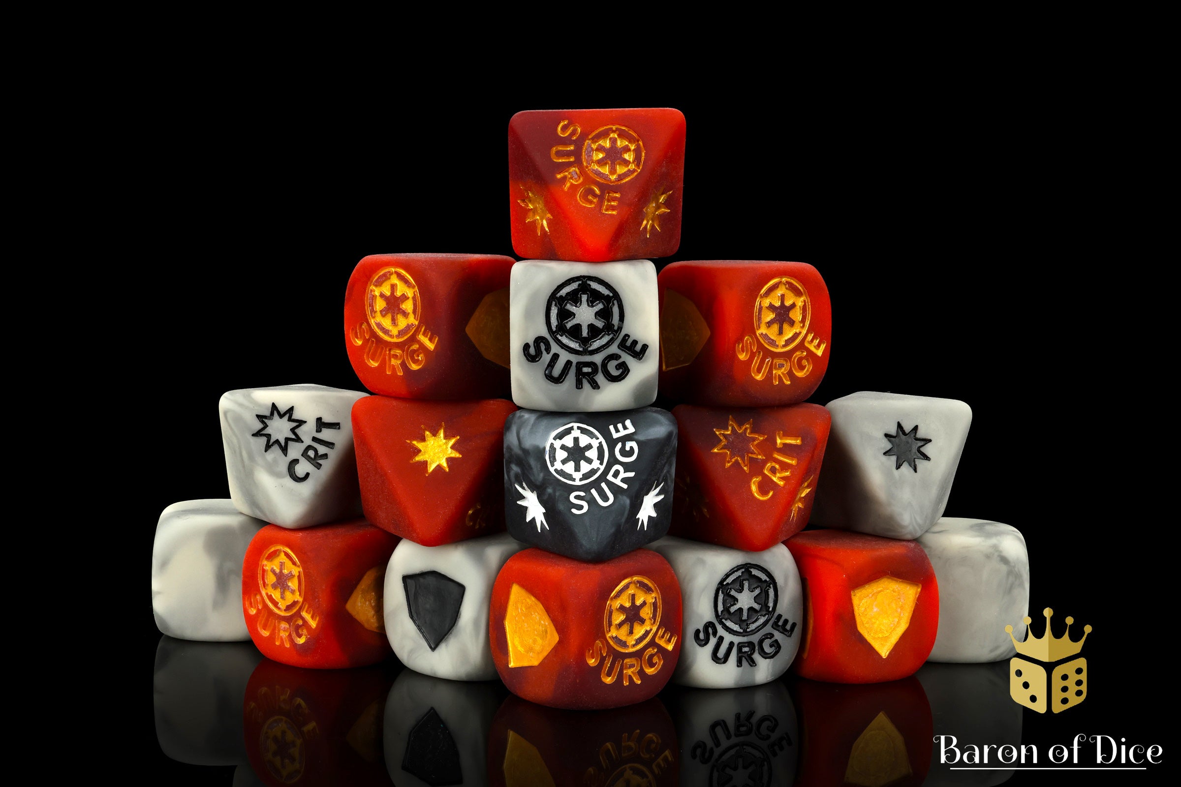Matte Finish, Autocratic Empire, Dice Set – BaronOfDice