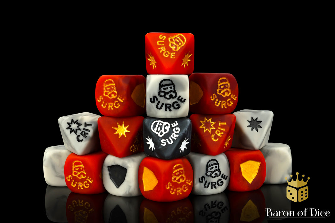 Trooper Dice | Baron of Dice | Matte Finish