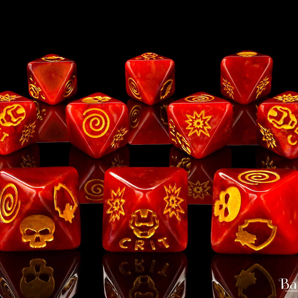 Armored Suit Dice - D8 Set | Baron of Dice | Wargaming & More