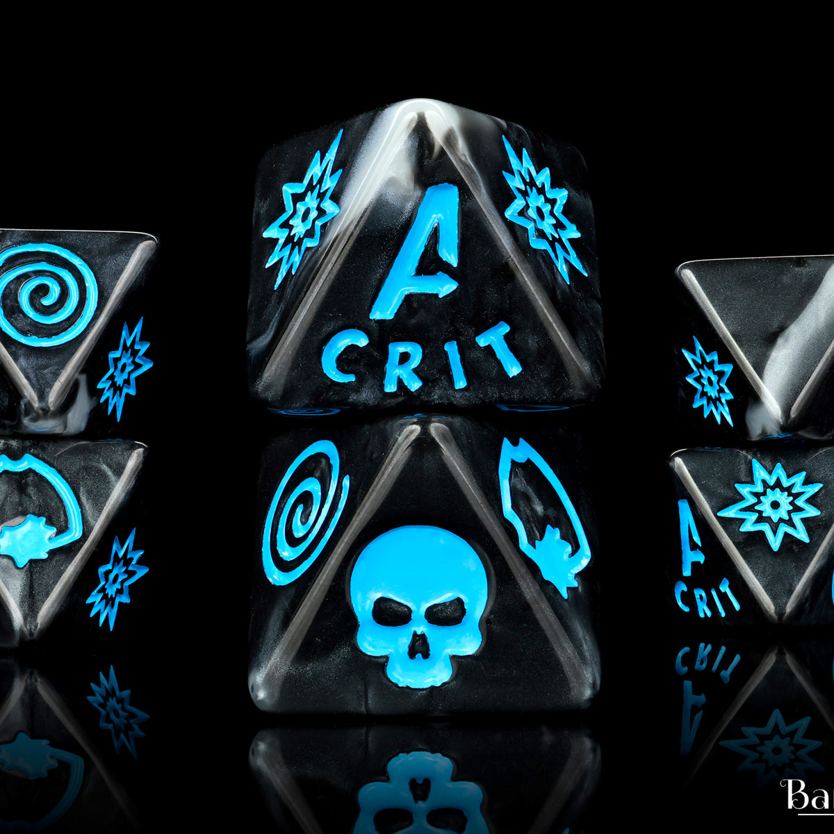 Lady Warriors D8 Dice Set | Baron of Dice | Comic Collection