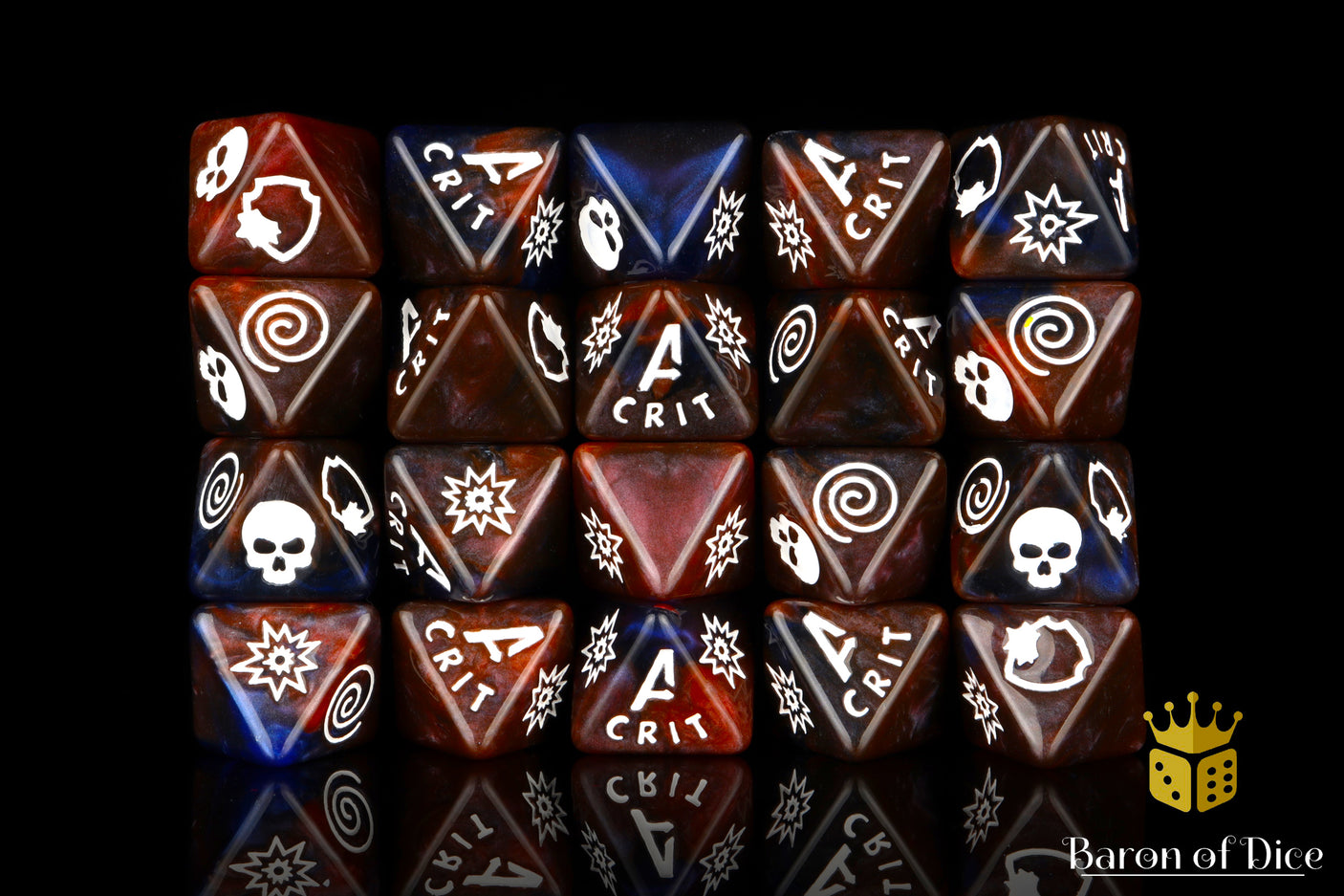 The Protectors D8 Dice Set – BaronOfDice
