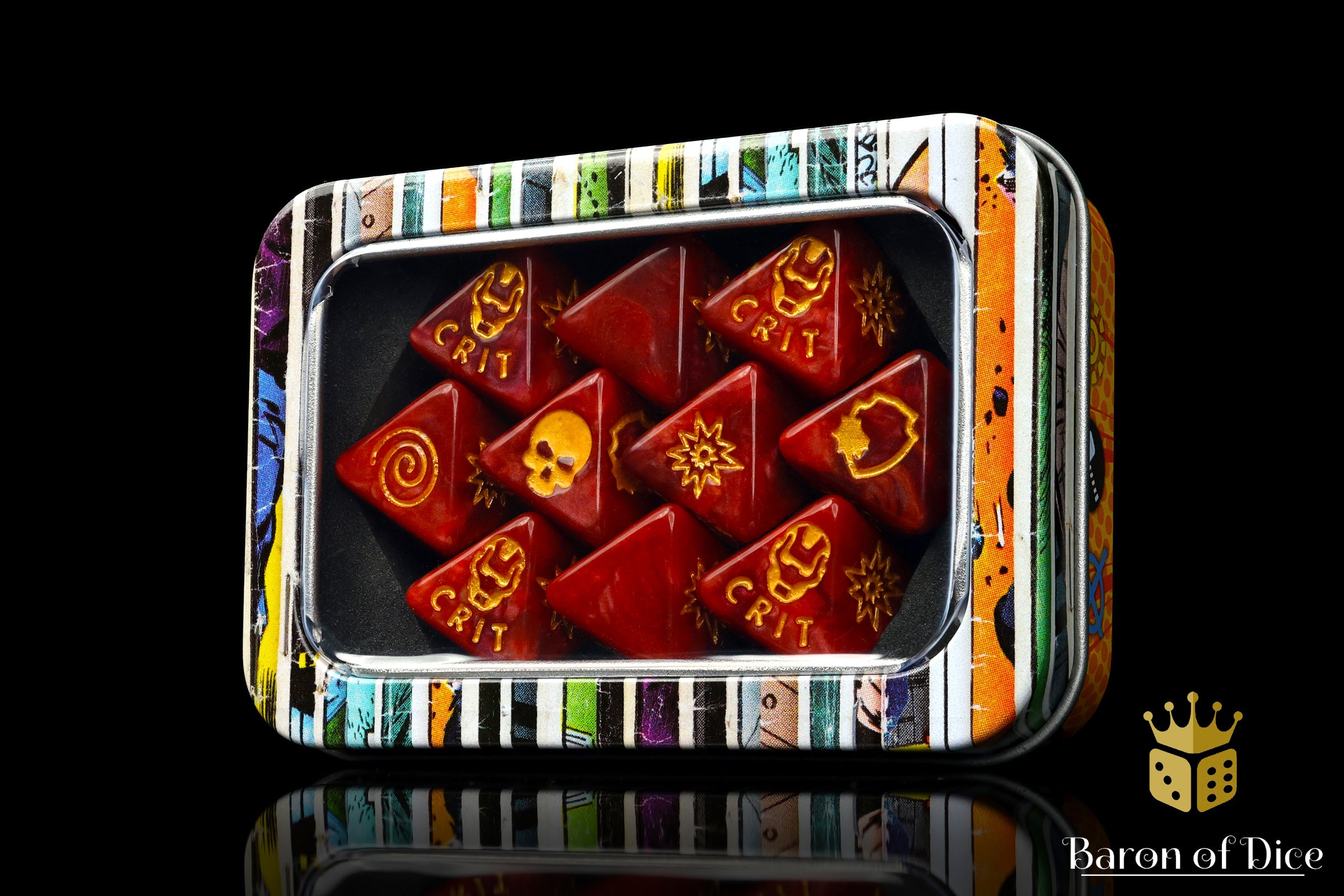 Armored Suit, D8 Dice Set – BaronOfDice