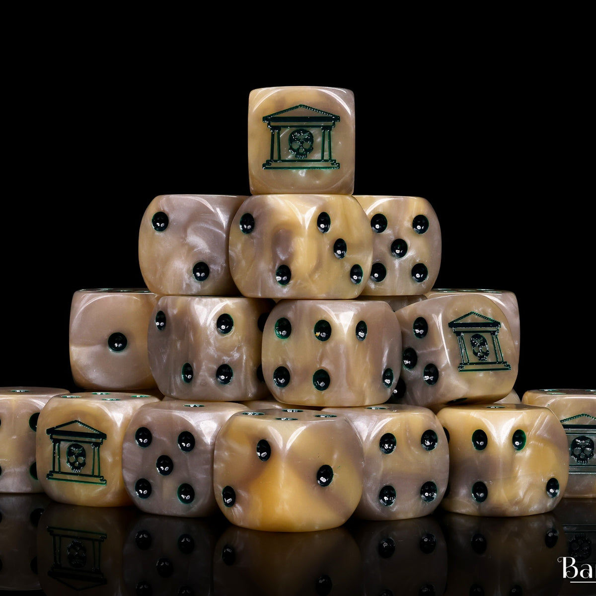 Military Gate (Bone) | Baron of Dice | Sci-Fi Dice